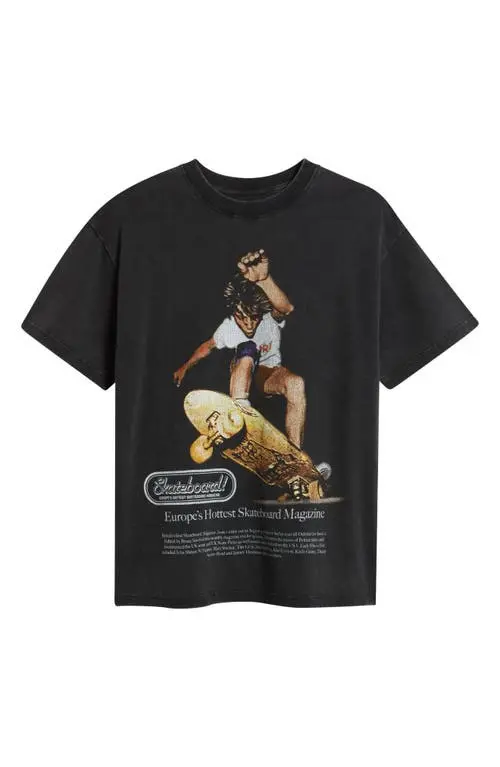 ID SUPPLY CO Skateboard Magazine Graphic Cotton T-shirt