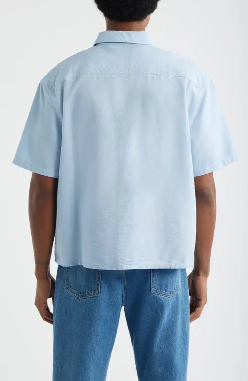 Bp. Boxy Crop Oxford Button-up Shirt