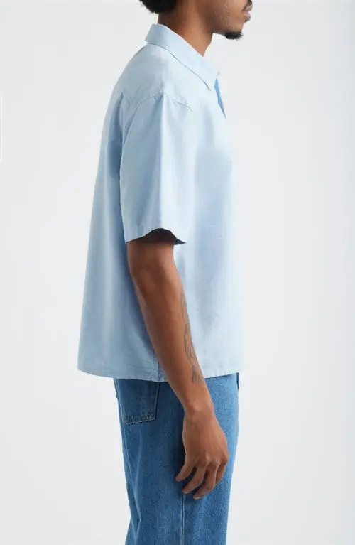 Bp. Boxy Crop Oxford Button-up Shirt
