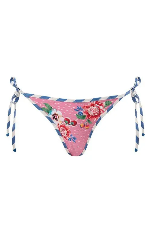Agua Bendita Clemente Reversible Side Tie Bikini Bottoms