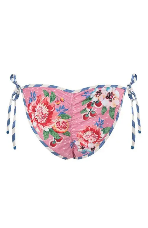 Agua Bendita Clemente Reversible Side Tie Bikini Bottoms