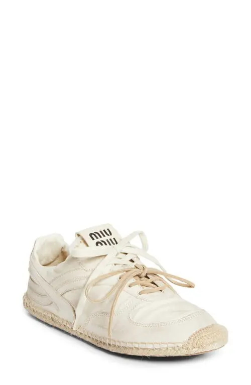 Miu Miu Espadrille Low-top Sneakers