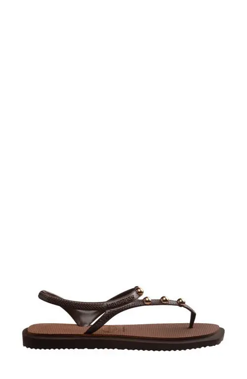 Havaianas Flash Fusion Sandal - Coffee/rust