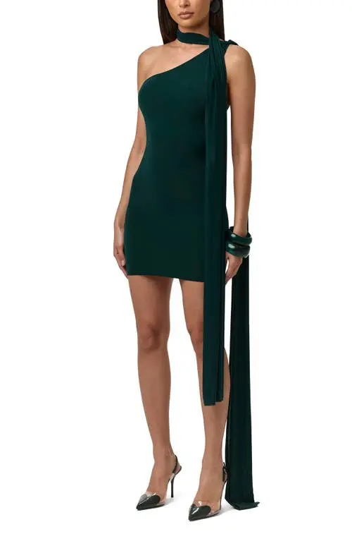 Naked Wardrobe Bare Body Tie Shoulder Body-con Minidress