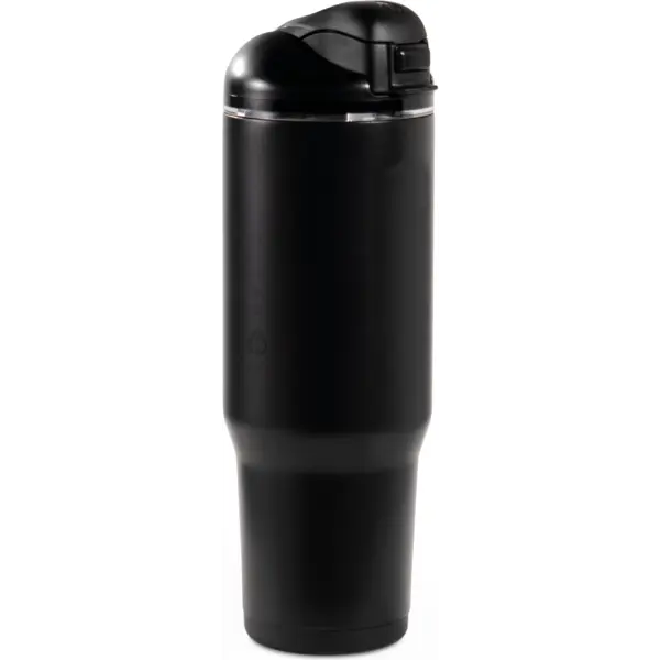HYDROJUG Ease2o 40oz Insulated Stainless Steel Water Bottle With Dual Sip & Chug Lid - Black
