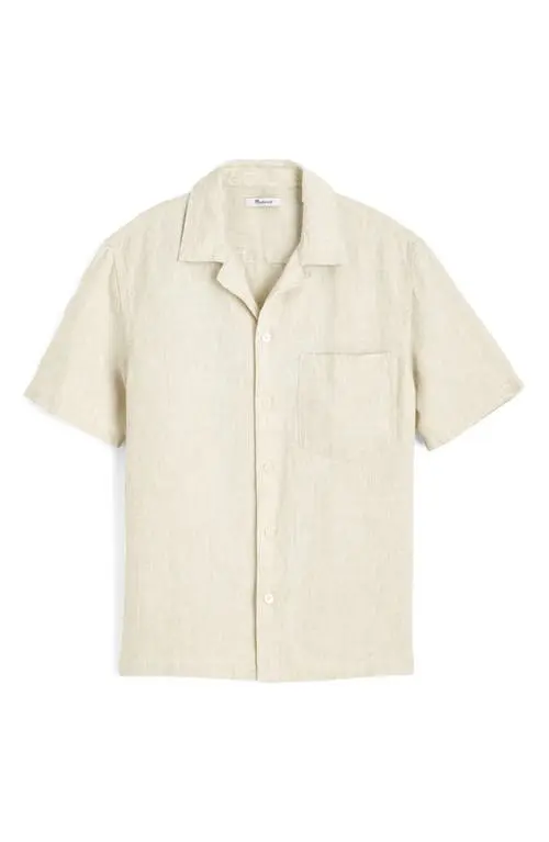 Madewell Linen Camp Shirt - Bleached