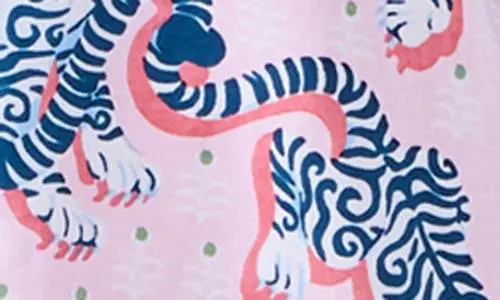 PRINTFRESH Rittenhouse Satin Pajamas - Blush/bashful