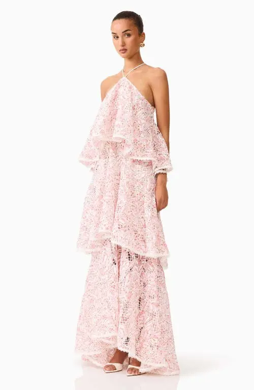 ELLIATT Valencia Floral Tiered Gown