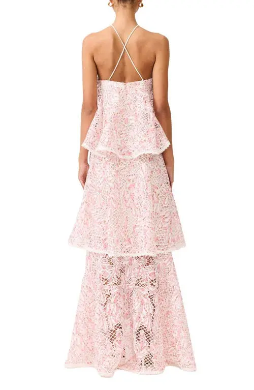 ELLIATT Valencia Floral Tiered Gown