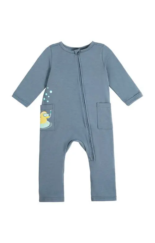 UV SKINZ Baby Long Sleeve Romper - Mirage Ducky