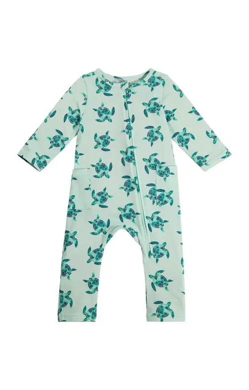 UV SKINZ Baby Long Sleeve Romper - Turtle Tides