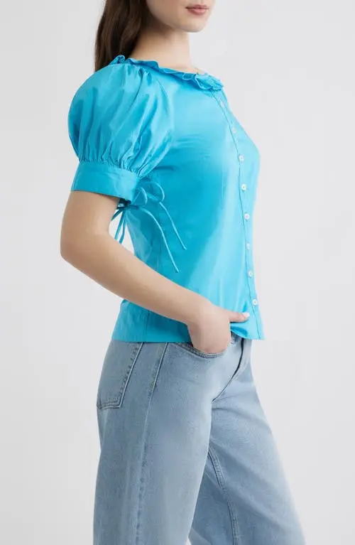 DAMSON MADDER Anke Organic Cotton Button-up Shirt