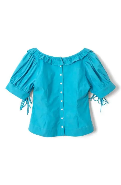 DAMSON MADDER Anke Organic Cotton Button-up Shirt