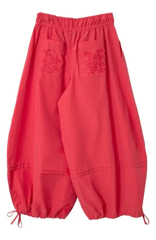 DAMSON MADDER Crop Balloon Pants - Red