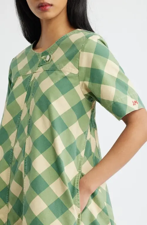 DAMSON MADDER Bridget Plaid Mini Dress
