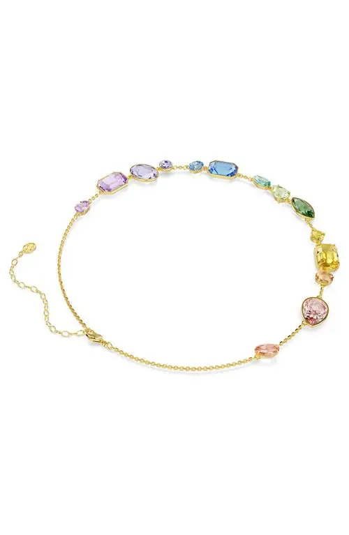 SWAROVSKI Gema Crystal Collar Necklace - Gold/multi