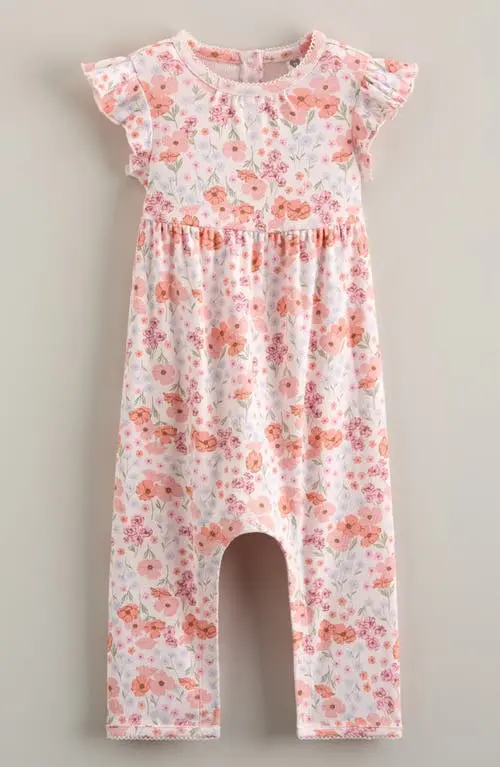 Nordstrom Sweet Ruffle Romper - Pink Heaven Poppy Garden