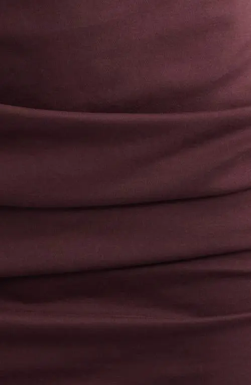 Line & Dot Archer Pleated Mini Dress - Plum