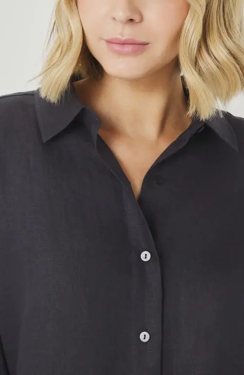 Splendid Stella Linen Button-up Shirt
