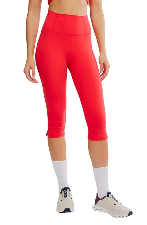 Free People Never Better Mini Leggings - Grapefruit