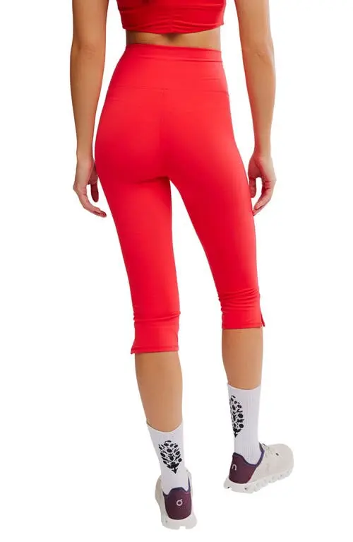 Free People Never Better Mini Leggings - Grapefruit