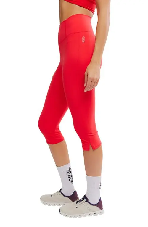 Free People Never Better Mini Leggings - Grapefruit