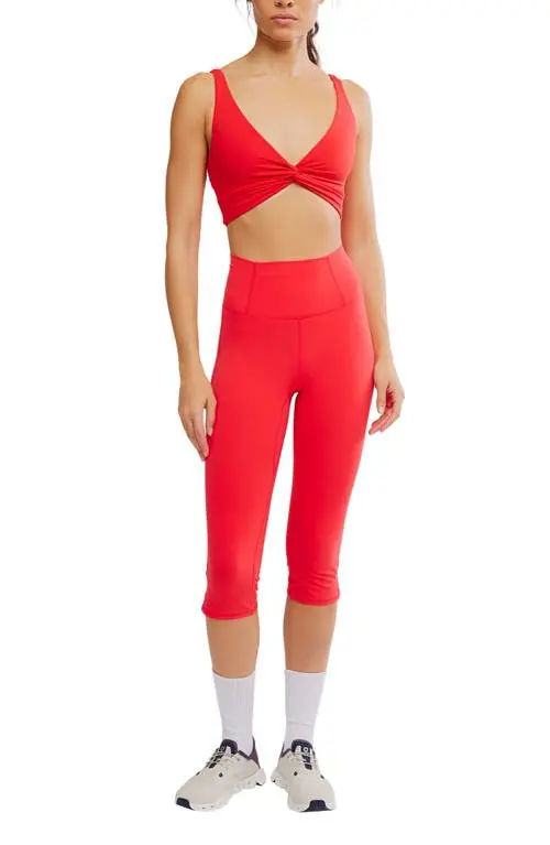 Free People Never Better Mini Leggings - Grapefruit