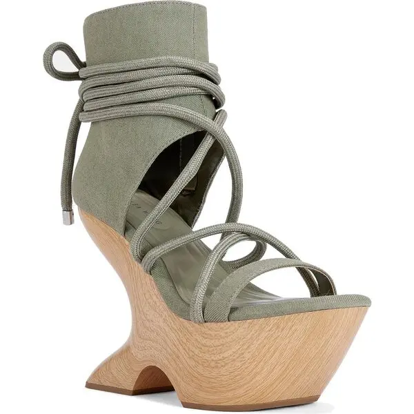 AZALEA WANG Tiziano Floating Heel Platform Sandal