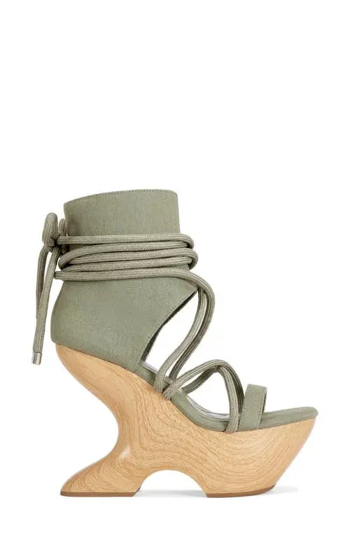 AZALEA WANG Tiziano Floating Heel Platform Sandal