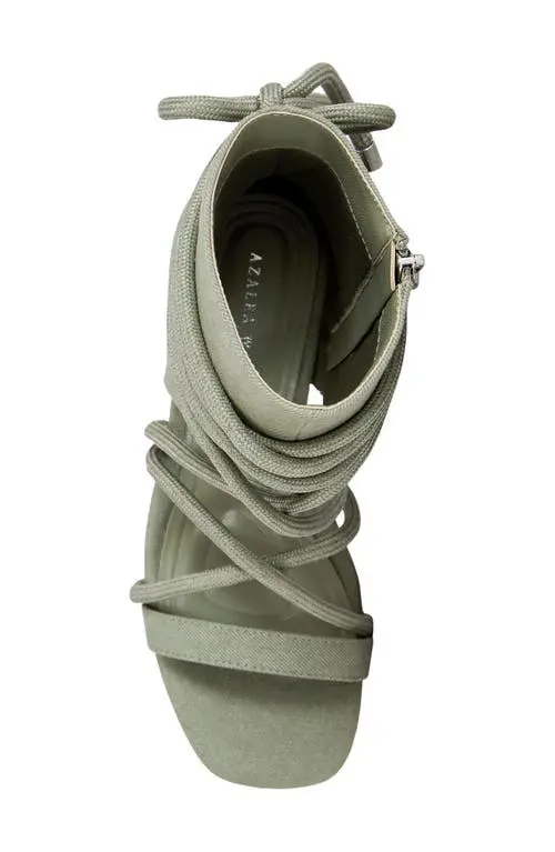 AZALEA WANG Tiziano Floating Heel Platform Sandal