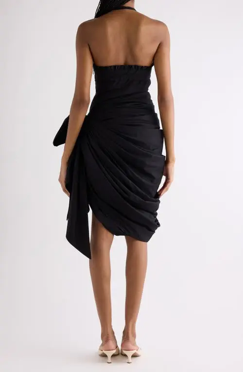 Chloé Draped Organic Cotton Poplin Dress