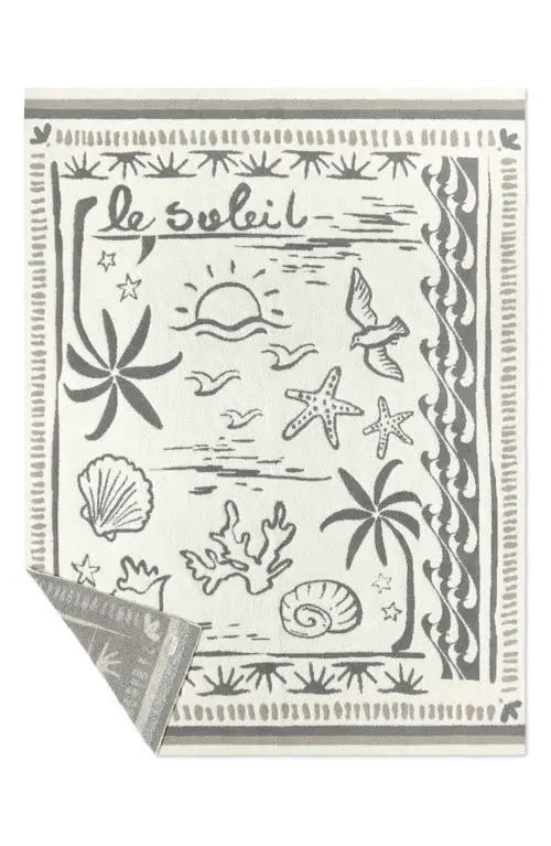 Barefoot Dreams Le Soleil Cozychic® Throw Blanket - Cream Multi