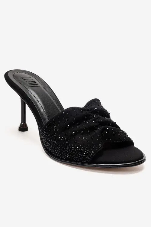 PROLOGUE SHOES Karina Stiletto Mule - Black
