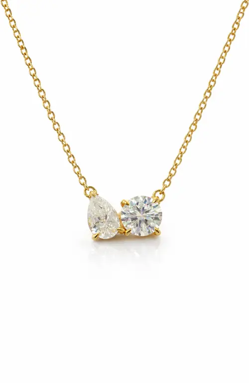 DLORIA Toi Et Moi Moissanite Necklace