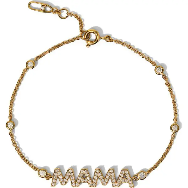 Nadri Marbella Mama Bracelet - Gold