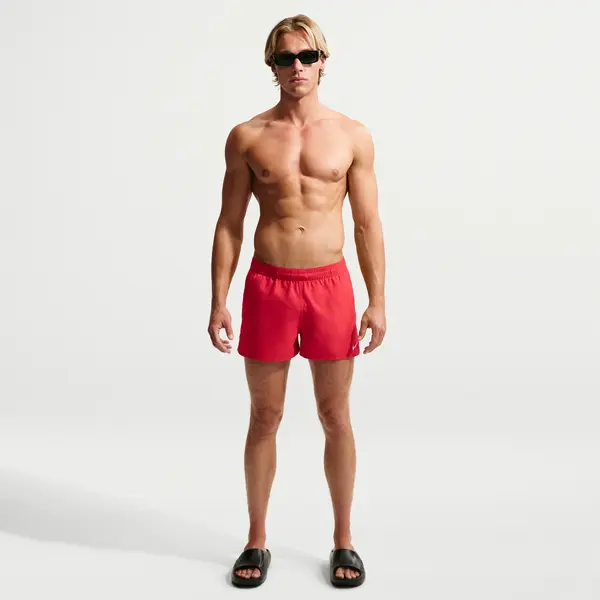 Nike Swim Breaker Essential 3" Brief-lined Volley Short - Red