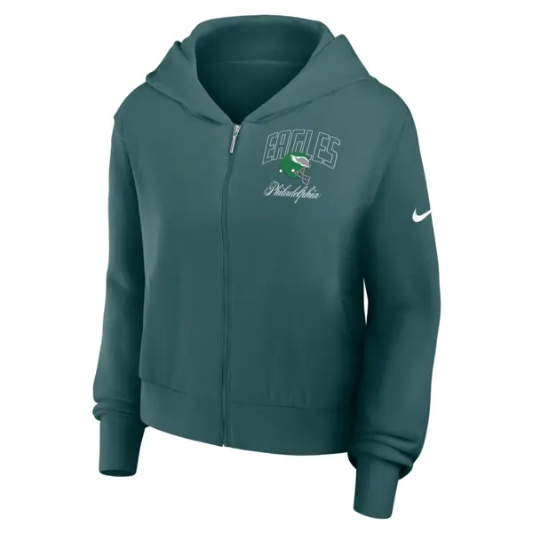 Nike Philadelphia Eagles Primetime Nfl Full-zip Hoodie - Green