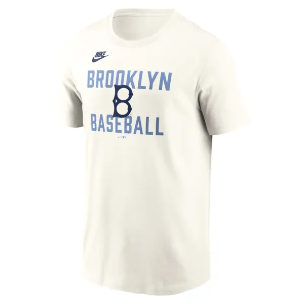 Nike Brooklyn Dodgers Cooperstown '70s Inspired Mlb T-shirt - Brown