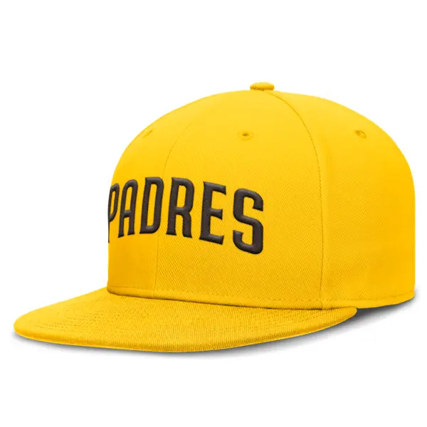 Nike San Diego Padres True Dri-fit Mlb Fitted Hat - Brown