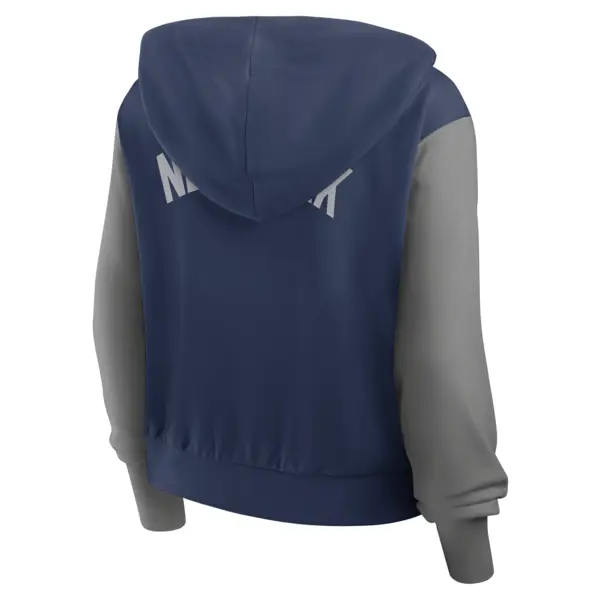 Nike New York Yankees Full-zip Hoodie - Blue