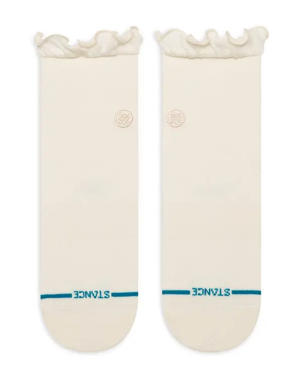 Stance Ruffle Icon Quarter Socks - Ivory