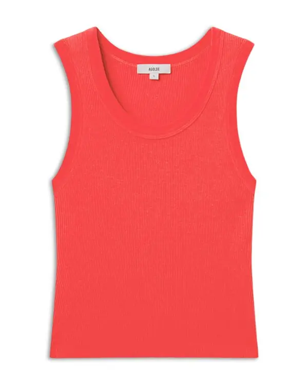 AGOLDE Shrunken Poppy Tank Top - Carnival