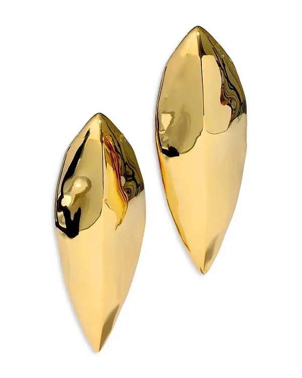 Alexis Bittar Brut Armor Clip On Drop Earrings - Gold