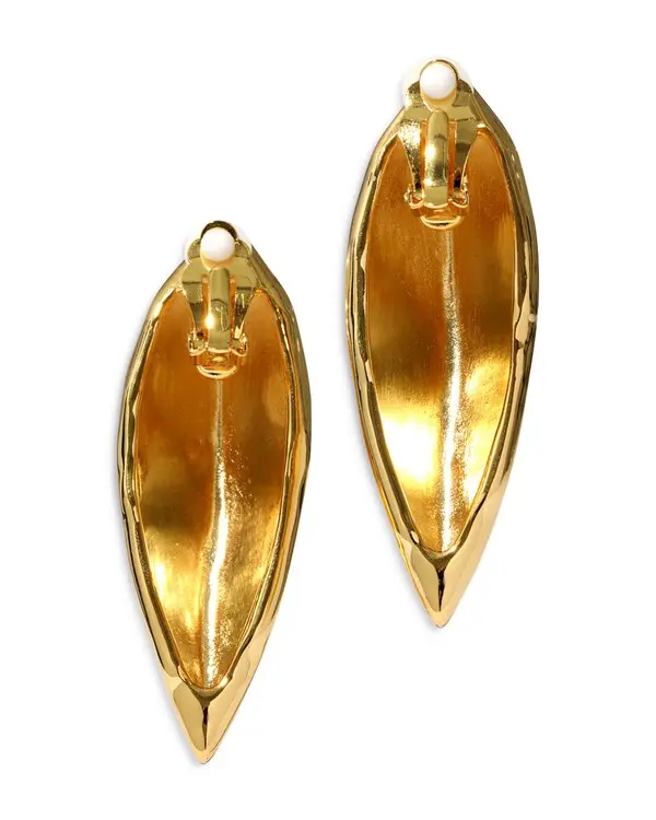 Alexis Bittar Brut Armor Clip On Drop Earrings