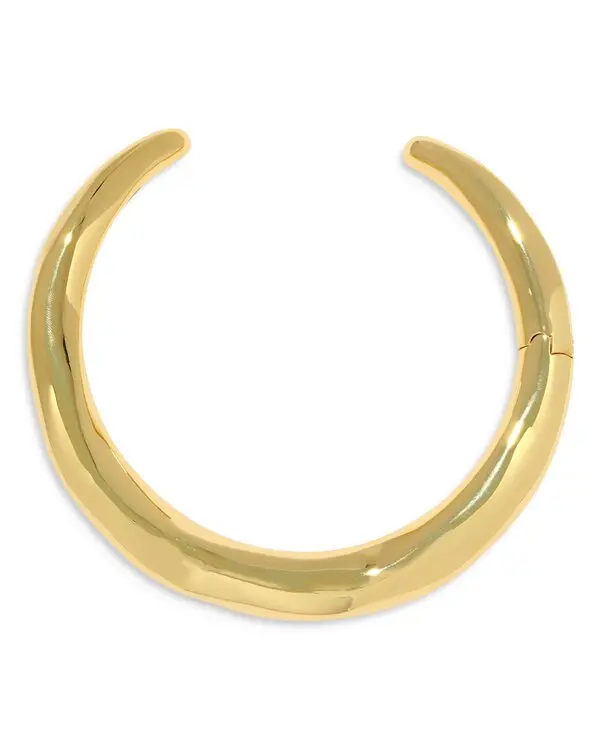 Alexis Bittar Molten Structured Collar Necklace - Gold
