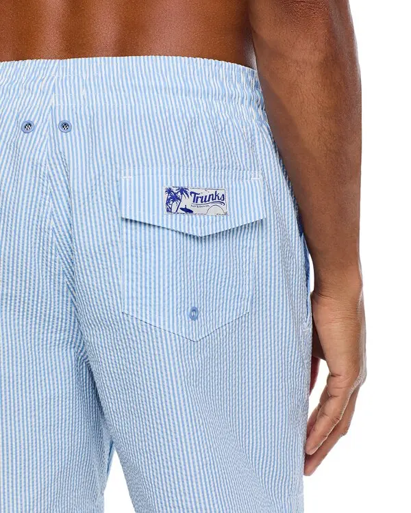 TRUNKS SURF & SWIM CO. Sano Classic Stripes 6.5" Swim Trunks
