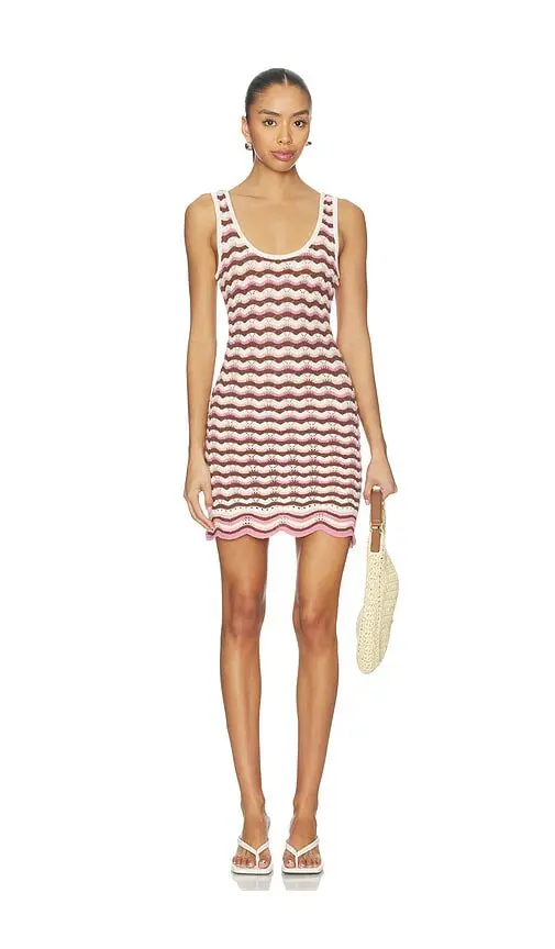 L*Space Sunchaser Dress In Pink,brown - Neapolitan