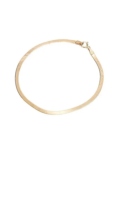 LOREN STEWART Herringbone Bracelet - Gold Vermeil