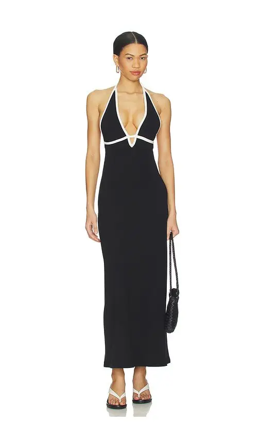 L*Space Shea Maxi Dress - Black & Cream