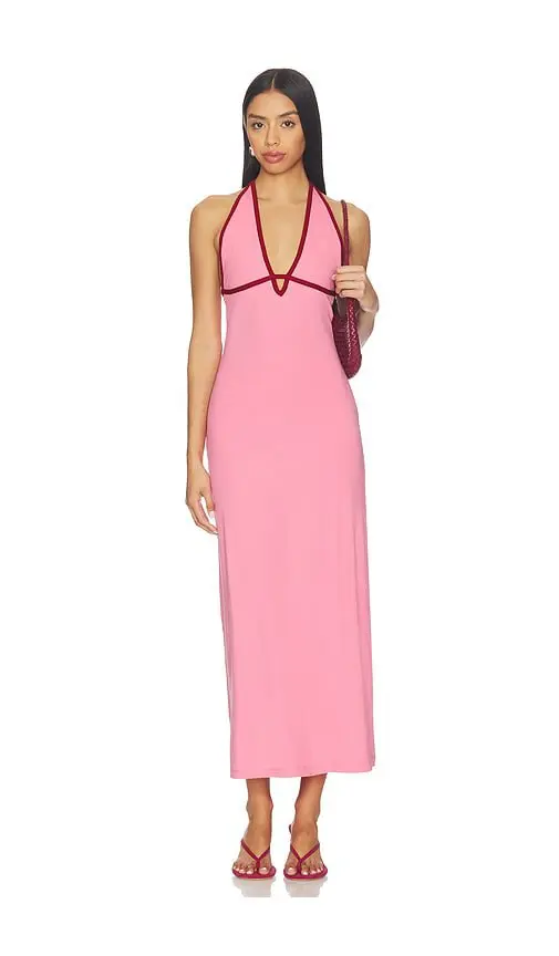 L*Space Shea Maxi Dress - Hottest Pink & Simmer